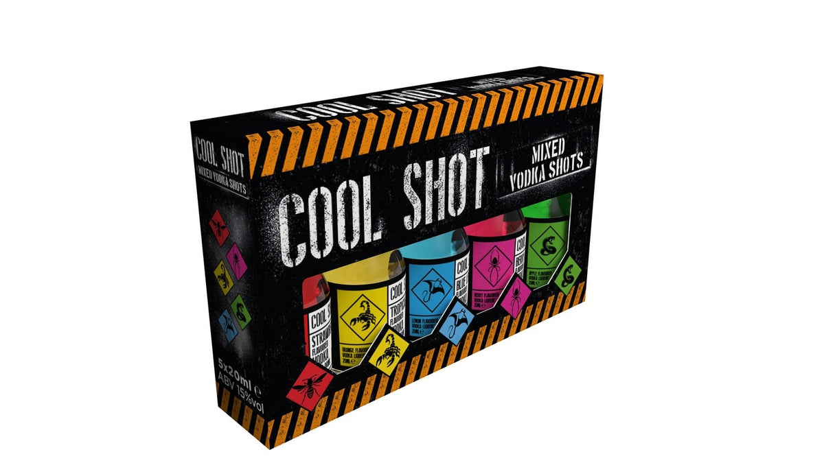 Cool Shot - Mixed Flavoured Vodka Shots delivery London